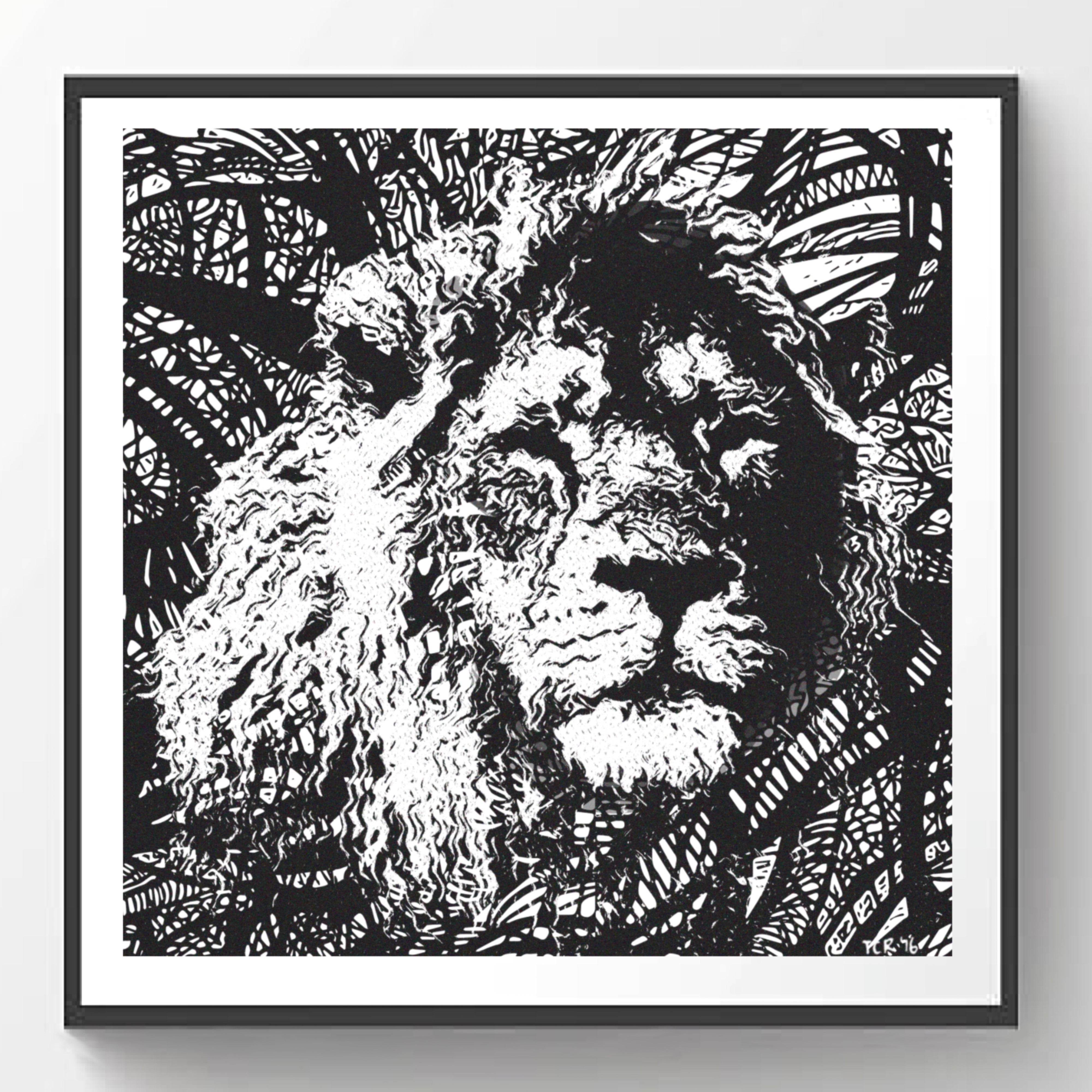 Ink Lion - Art Print – Lindsay Sweeney